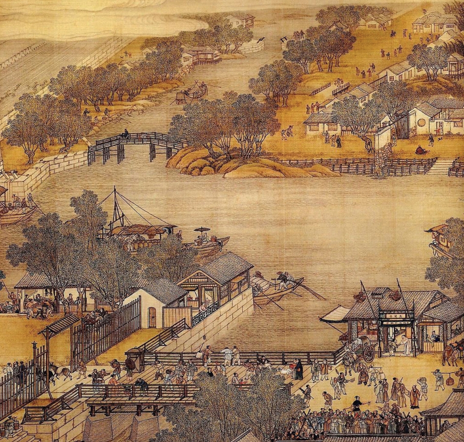 图2.4 清明上河图（局部）